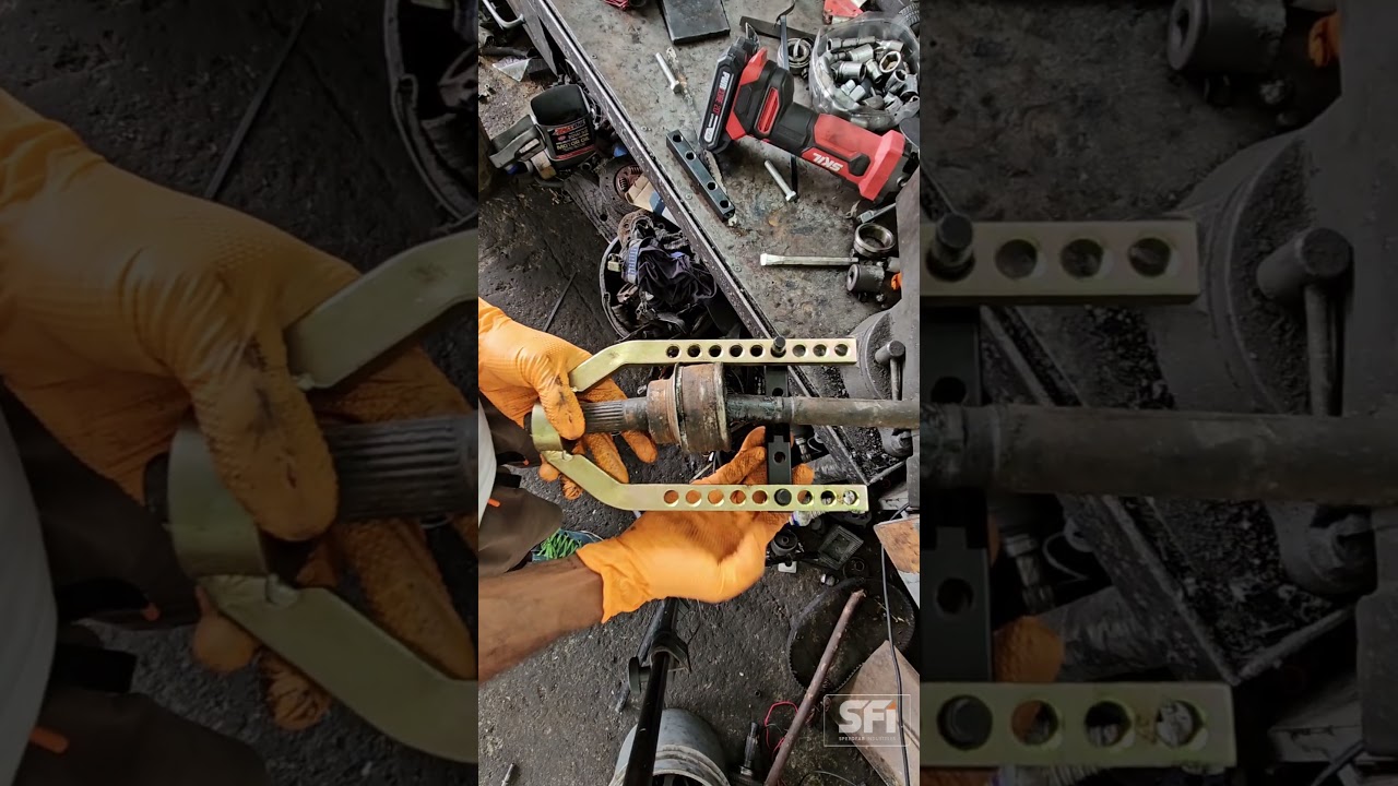 The CV  joint Puller is a really cool tool.  #tools #automobile #mechanic #mechaniclife