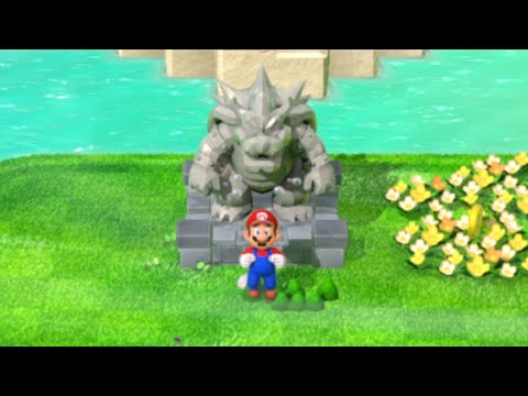 I hid the levels on the World Map in Super Mario 3D World