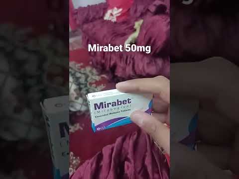 Mirabet 50mg effective for treatment of overactive bladder in which patient unable to control urine.