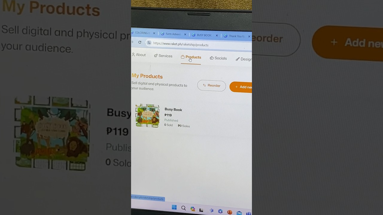 Publishing my first digital product to Raket.ph