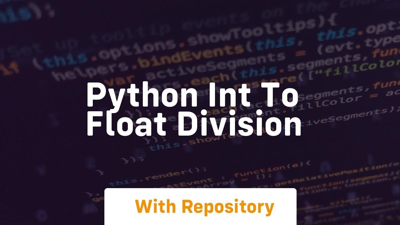 python int to float division