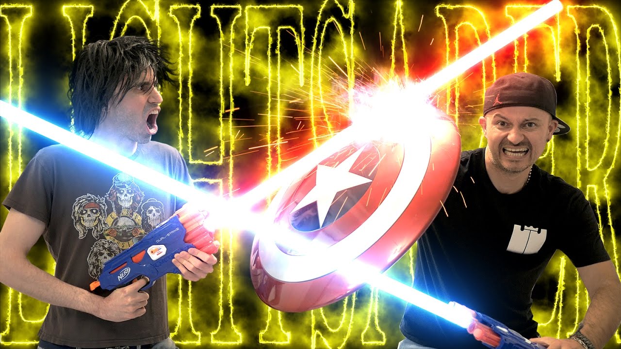 Nerf War: LIGHTSABER Gun 2!!