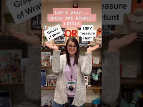 Guess the Highest Lexile @mrspopeslibrary on TikTok