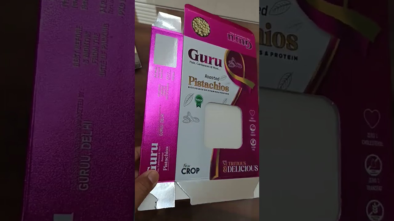 Pistachio packing box | Pistachio packaging box | Pistachio box printing | Dry fruit packing box