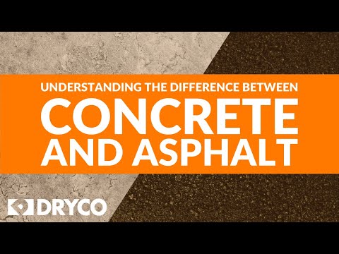 Understanding the difference between concrete and asphalt - DRYCO Pavement Maintenance Seminar
