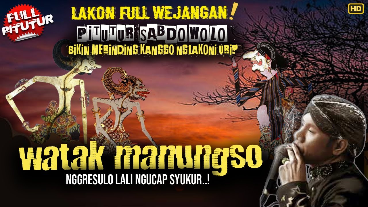 MERINDING! PITUTUR JAWA BEGAWAN SABDOWOLO KANGGO NGLAKONI URIP / WAYANG KULIT KI DALANG SENO NUGROHO
