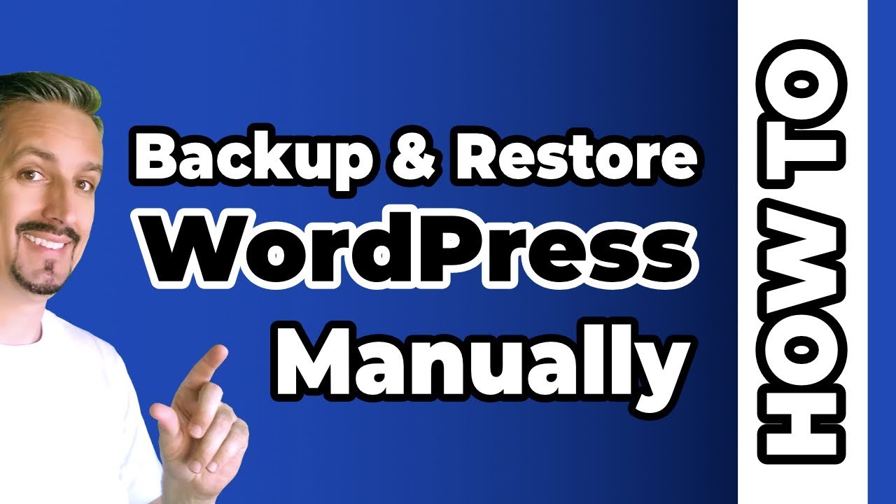 How To Backup & Restore Your WordPress Site Manually⚠️ (Fast & Easy)