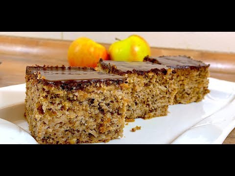 Brzi griz kolac sa jabukama i orasima koji vraća u detinjstvo - Semolina Cake - CooKing Recepti