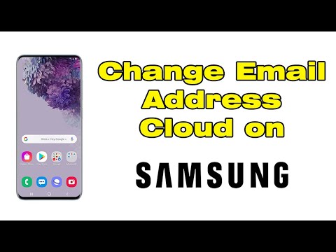 How to Change Email on Samsung Phone Change Samsung Cloud Email