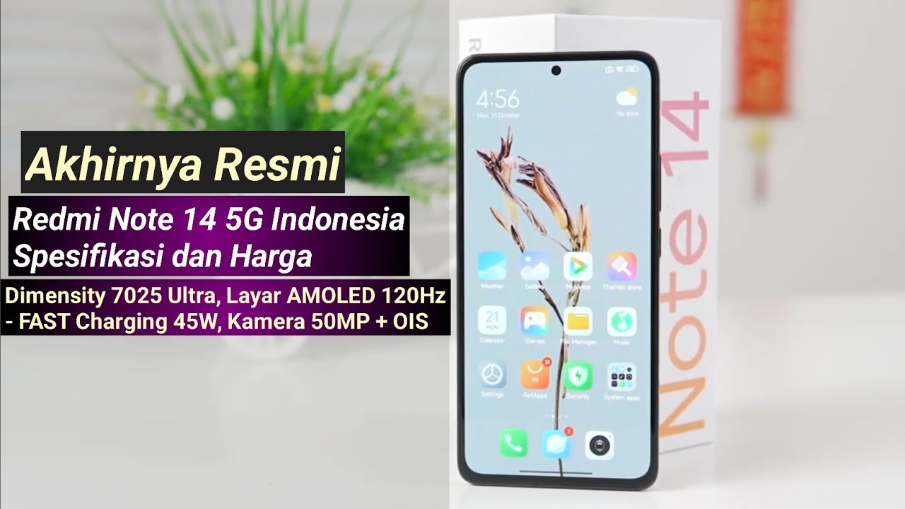 RESMI!! REDMI NOTE 14 5G INDONESIA! Spesifikasi dan Harga