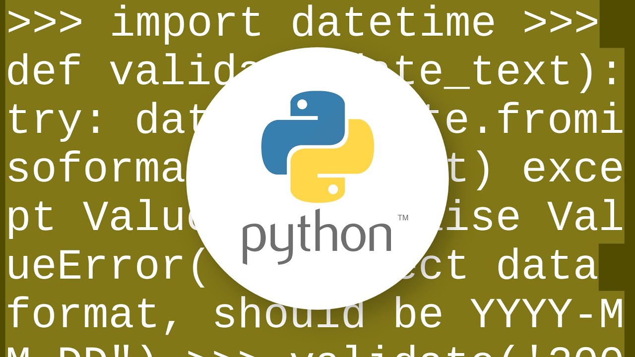 How do I validate a date string format in python?