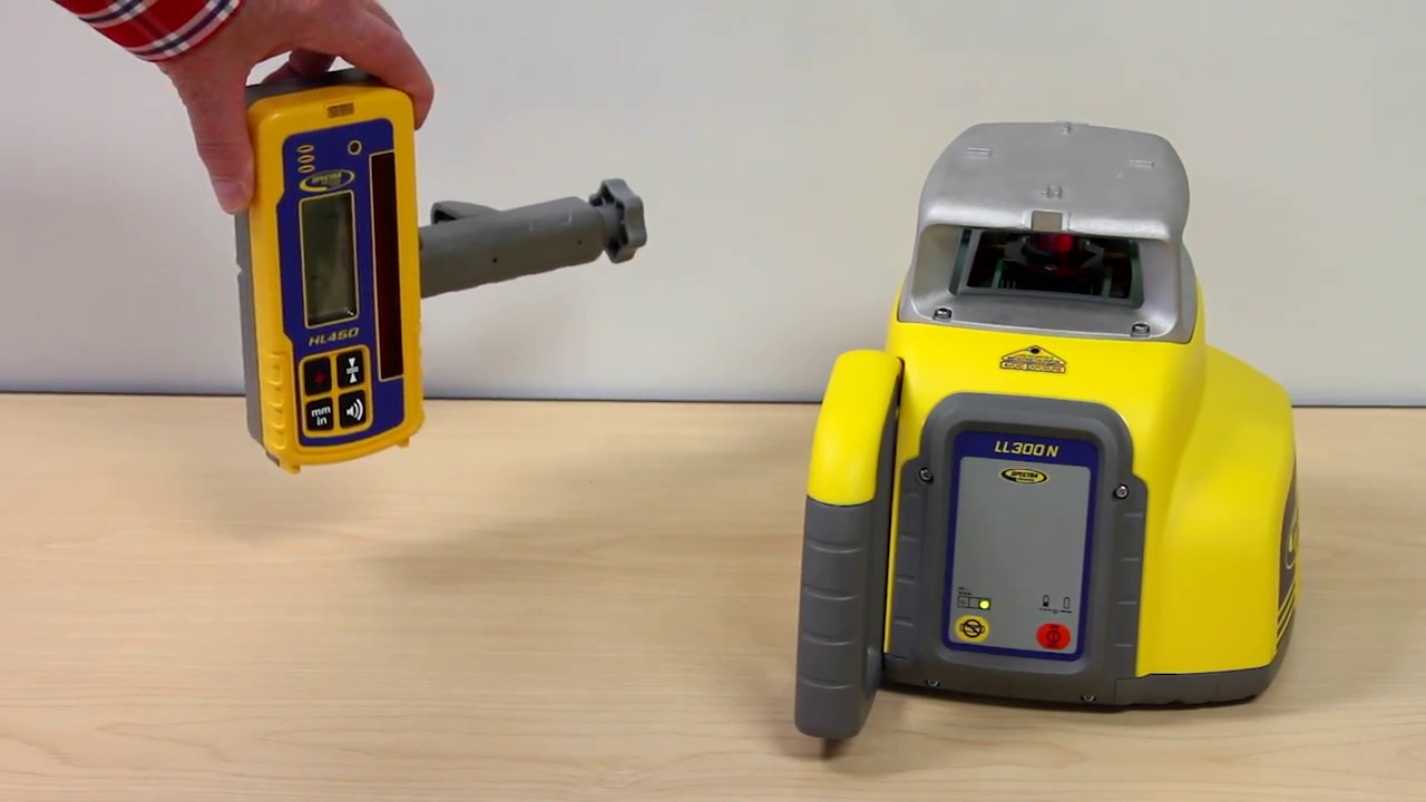 Spectra Precision LL300N — Basic Functions with RC601 Remote | Tutorial