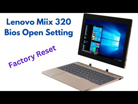 lenovo miix 320 factory reset || lenovo miix 320 boot menu key || lenovo miix 320 bios