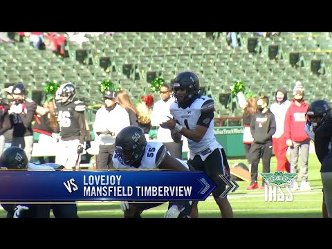 Lovejoy vs. Mansfield Timberview - 2020 Week 18 Football Highlights ...
