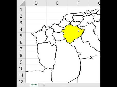 Changing State Color on Mouse Hover, Interactive Map in Excel VBA