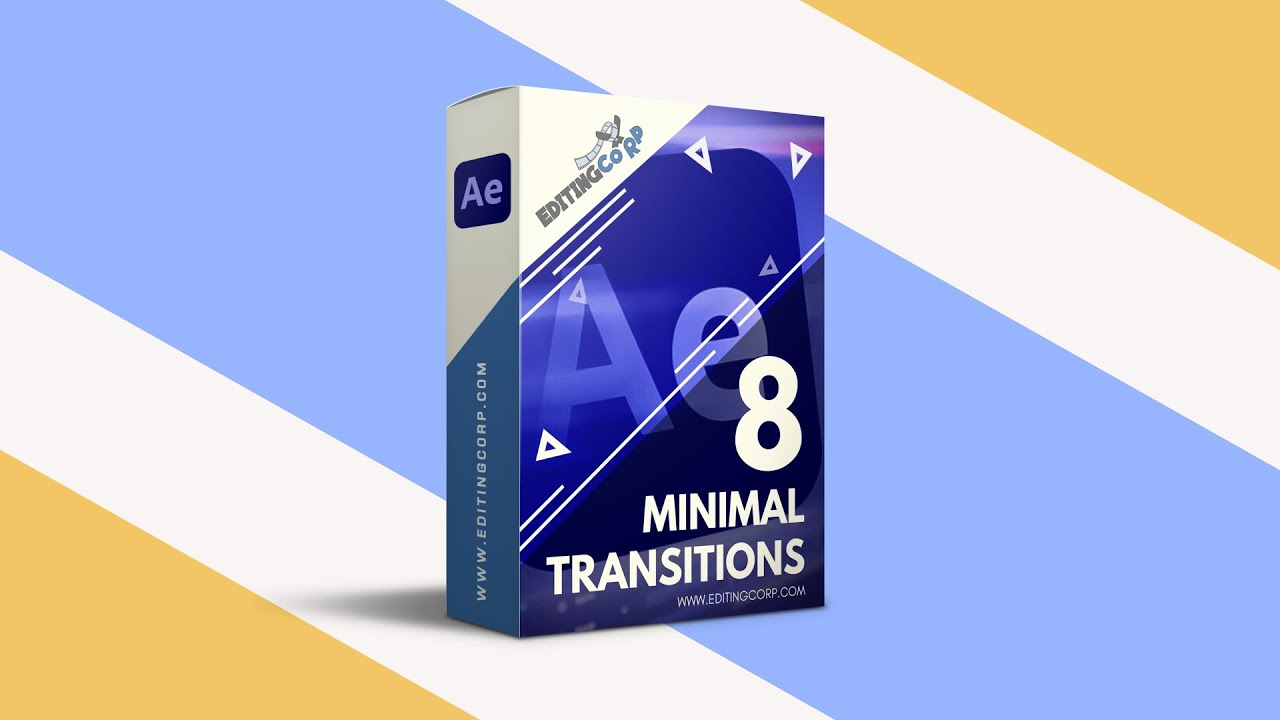 8 Minimal Transitions - Free After Effects Template