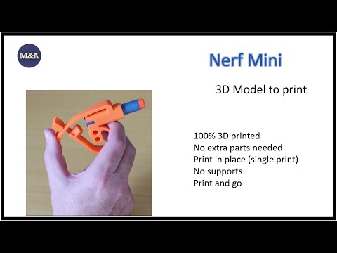 Mini Nerf Shooter by MAUnique - Thingiverse