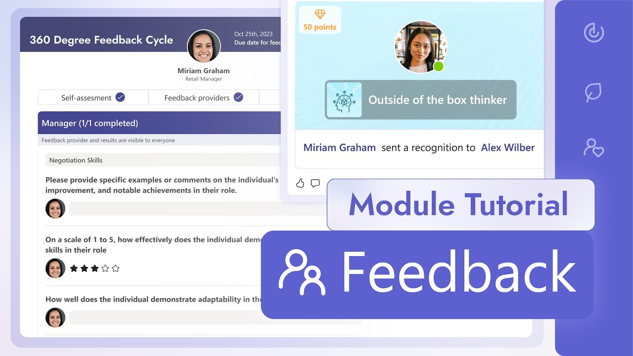 360 Degree Feedback in Microsoft Teams | Teamflect Feedback Module Tutorial