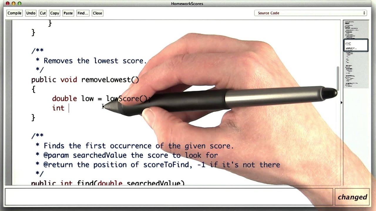 Removing Lowest Score - Intro to Java Programming