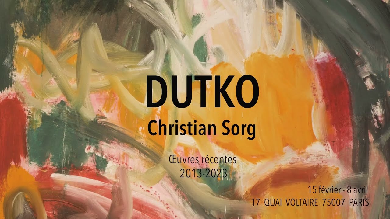 Christian Sorg ⎮ Oeuvres récentes ⎮ Dutko / Quai Voltaire