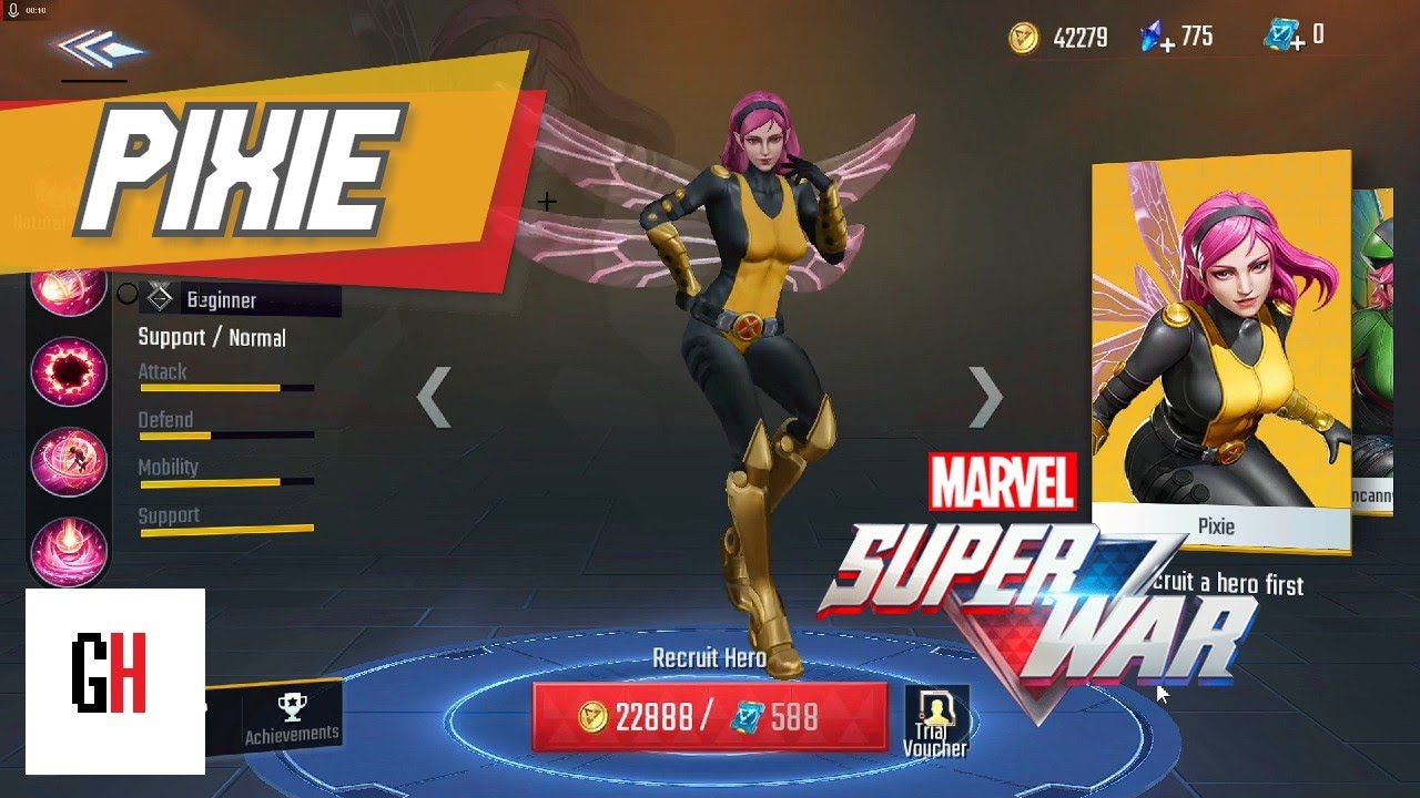 Pixie Skill Set + Gameplay - Marvel Super War