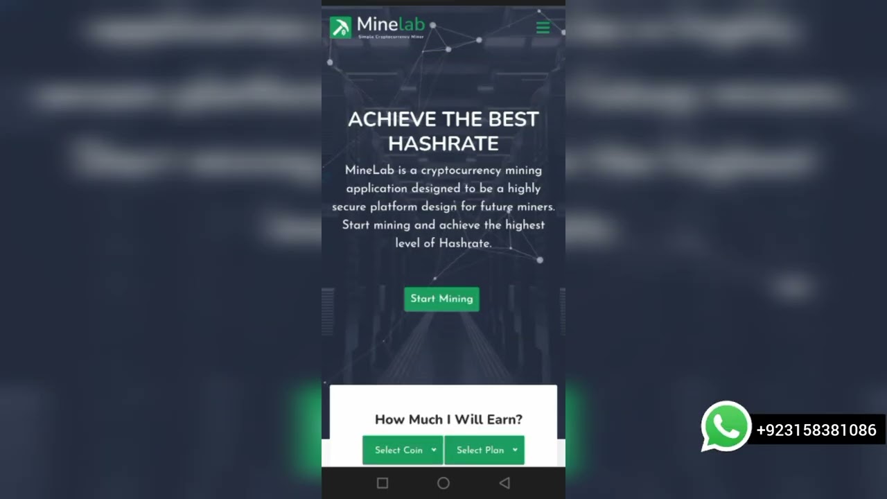 Create Online Cloud Mining Website With MineLab Latest Version Free Php Script 2024