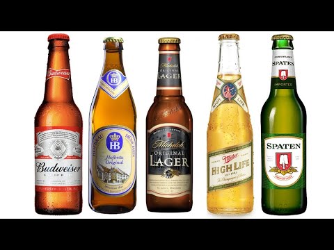 5-Lager Shootout | Budweiser (USA) vs Hofbräu vs Michelob vs Miller vs Spaten