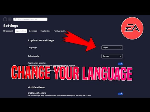 How To CHANGE Your LANGUAGE In The EA App | Tutorial