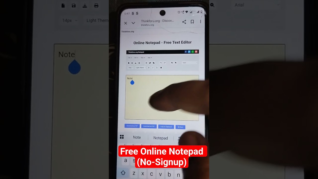Notepad Online Free Tool | Write & Save Notes Instantly ✨ #notepad #notesmaking #Shorts