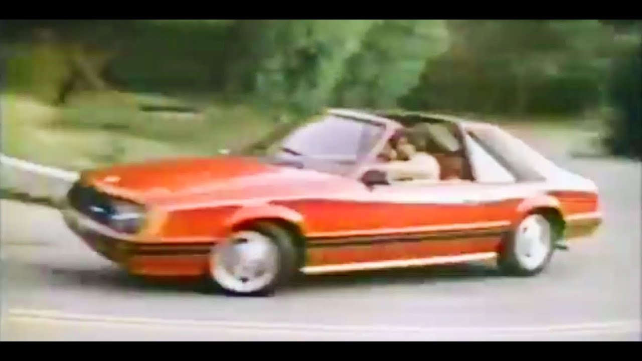 1981 Ford Mustang commercial
