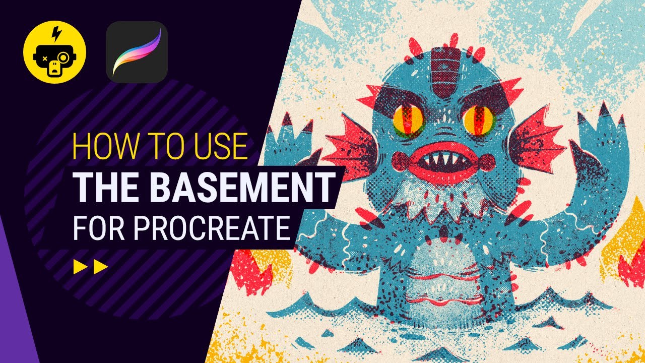 The Basement Procreate Brush Pack - Quickstart Guide