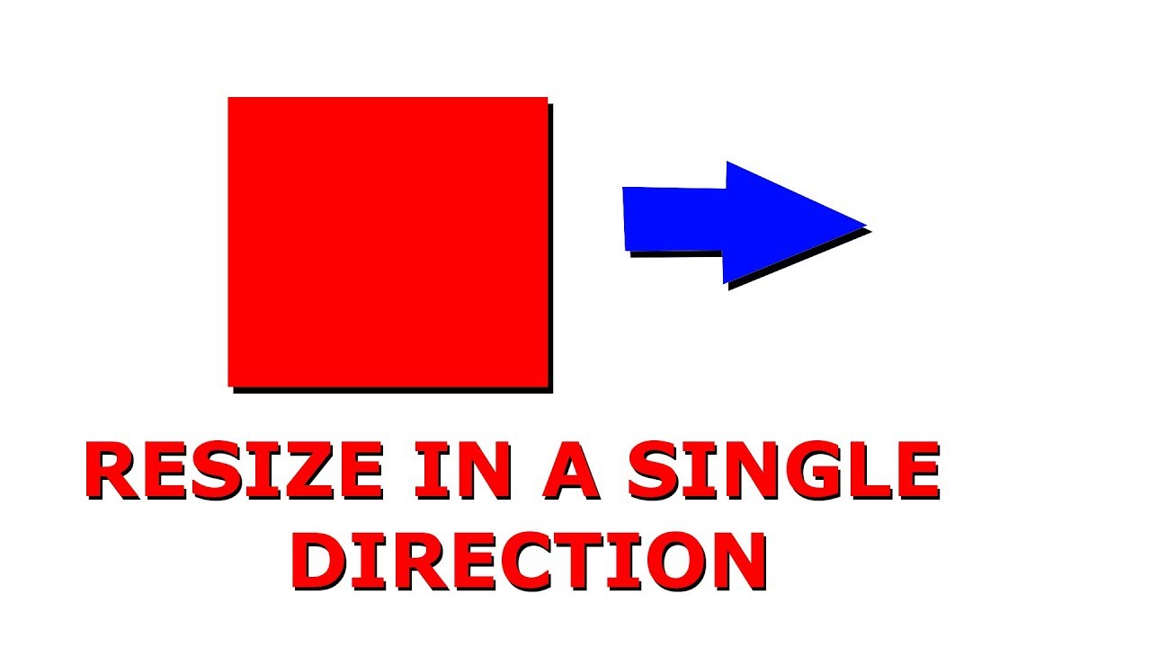 Unity C# - Resize In A Single Direction (Tutorial)