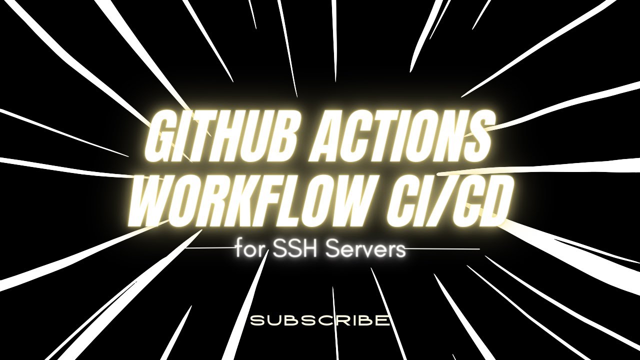 GitHub Actions Workflow CI/CD for Personal Site hosted on SSH Servers