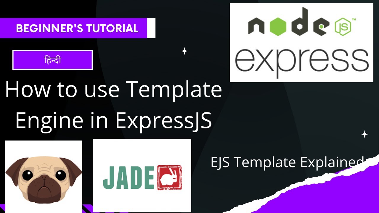 Template Engine in Express | Render Dynamic Content in Express | EJS Templates | ExpressJS Templates