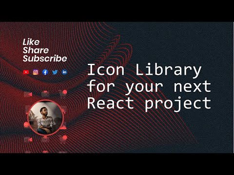 Icon Library for your next React project