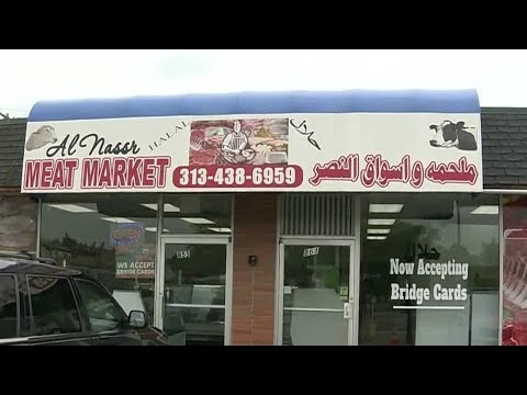 Health inspectors visit store that sold meat delivered with van, shopping cart