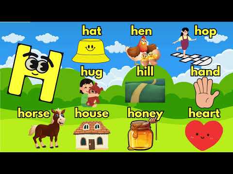 H Words that Start with H - Learn 10 Words That Start with H – Fun Alphabet Song for Kids