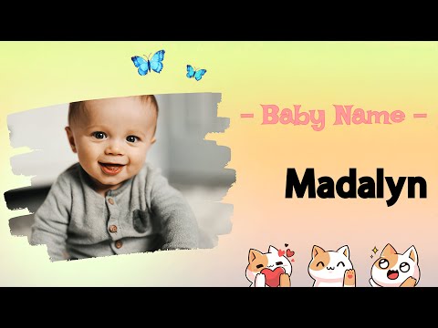 MADALYN | Madalyn name meaning | Girl Name Meaning | Mary Magdalene, Tower (2023)
