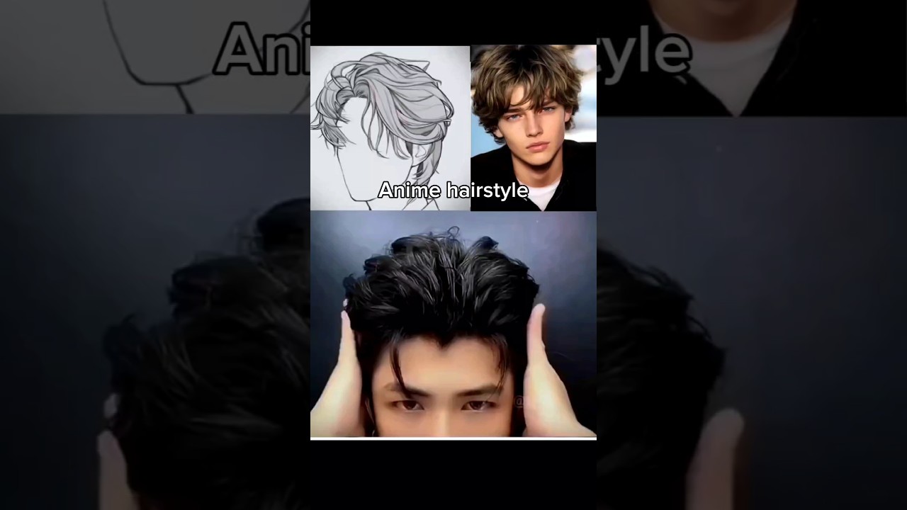 Anime hairstyle 🔥 #hairstyle #edit #fyp #shorts #trending #video #yt