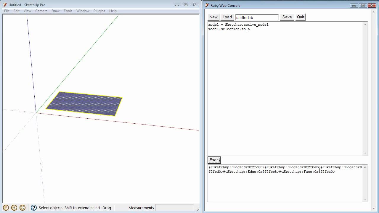 Writing SketchUp Ruby - Getting Started