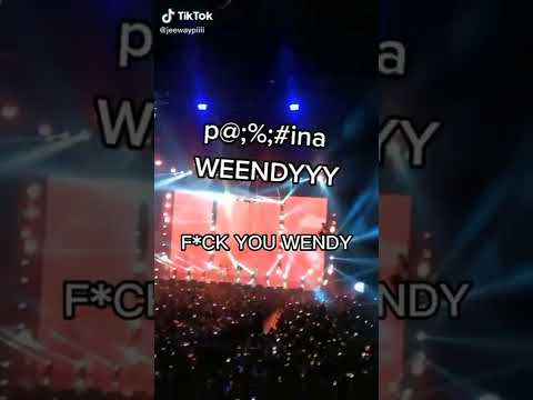 When you're a fanboy of Wendy from Red Velvet and performs in your country ????