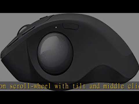 Logitech MX Ergo Plus Advanced Wireless Trackball for PC and MAC with Extra 10° Wedge