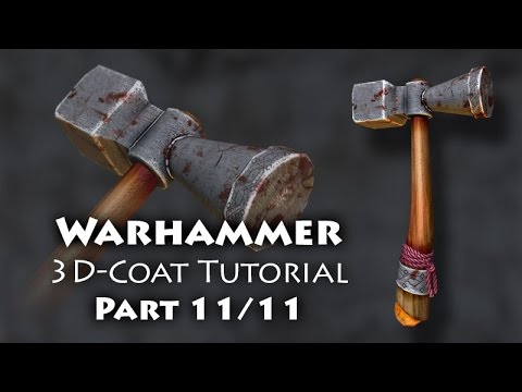 Part 11 (English) - How to create a 3D model for video games - Topic: Fantasy weapon