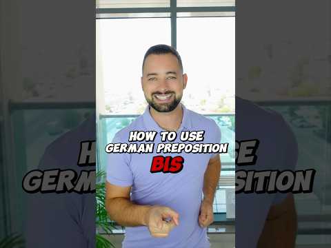 How to use German preposition "bis" #deutsch #german #germancourses