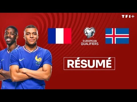 France - Islande résumé vidéo du match. Victoire des Bleus (2 - 1).