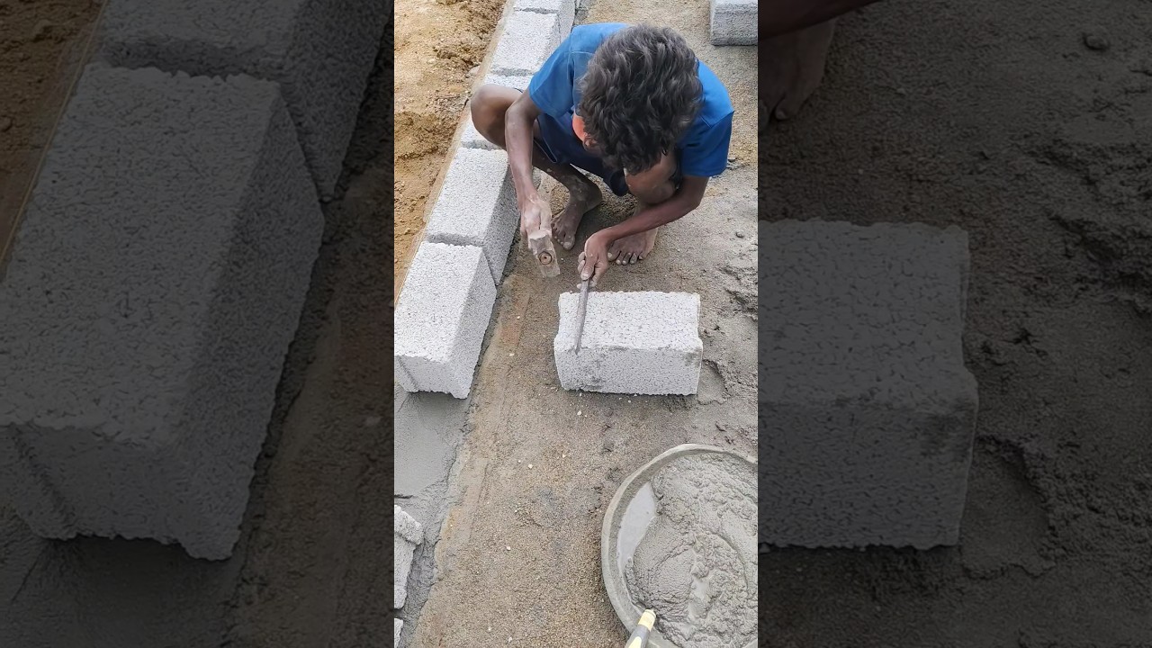 Solidblock construction 👍 #shorts #shortsfeed #construction #solidblock #methods