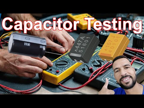 How to Instantly Test Polarized Capacitors Fast Like a PRO 🔧 | Capacitor Testing