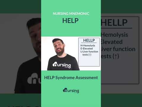 Help syndrome nursing mnemonic