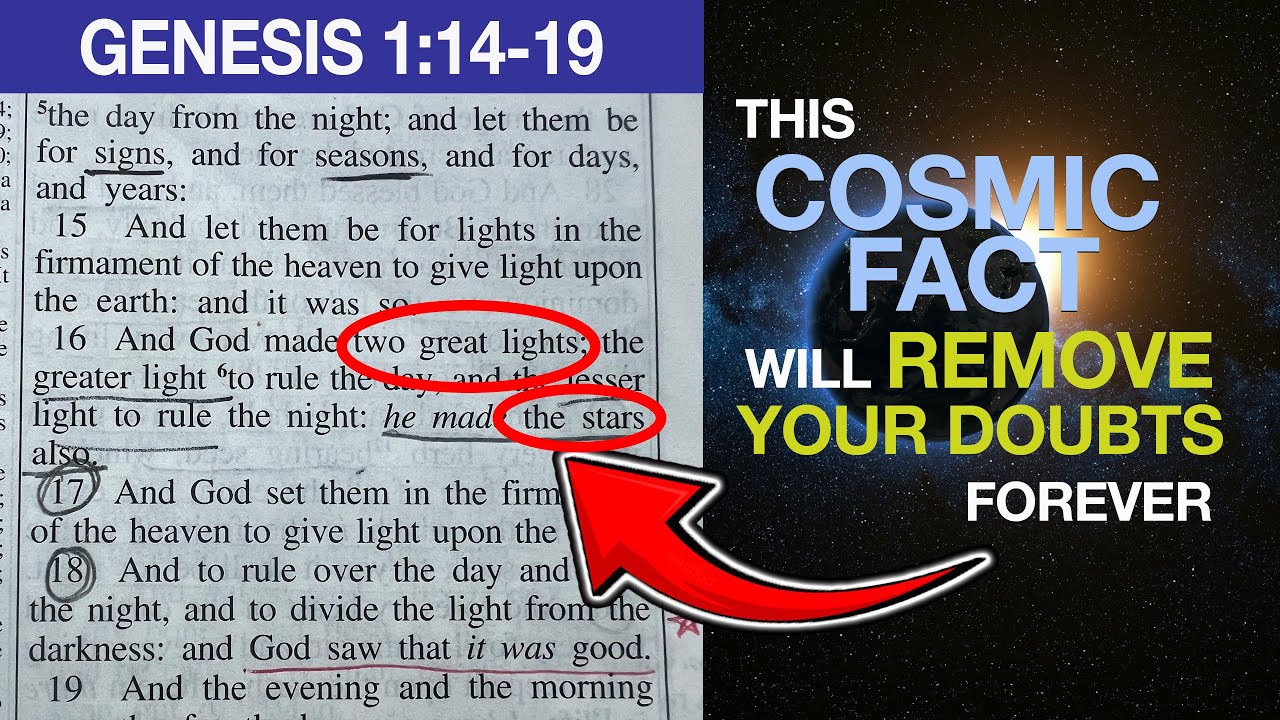 I stumbled upon something VERY Weird in Genesis 1:14-19...Then, A Startling Realization