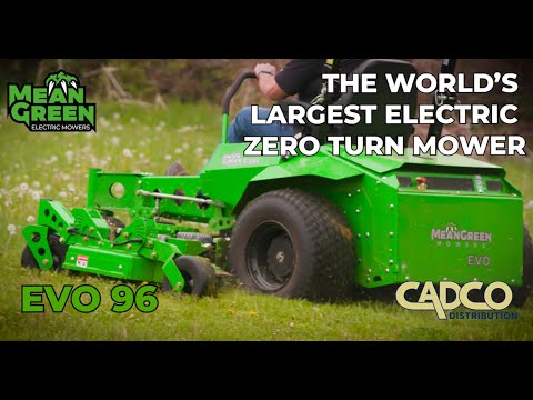 MEAN GREEN Product Reveal - EVO 96" Electric Mower